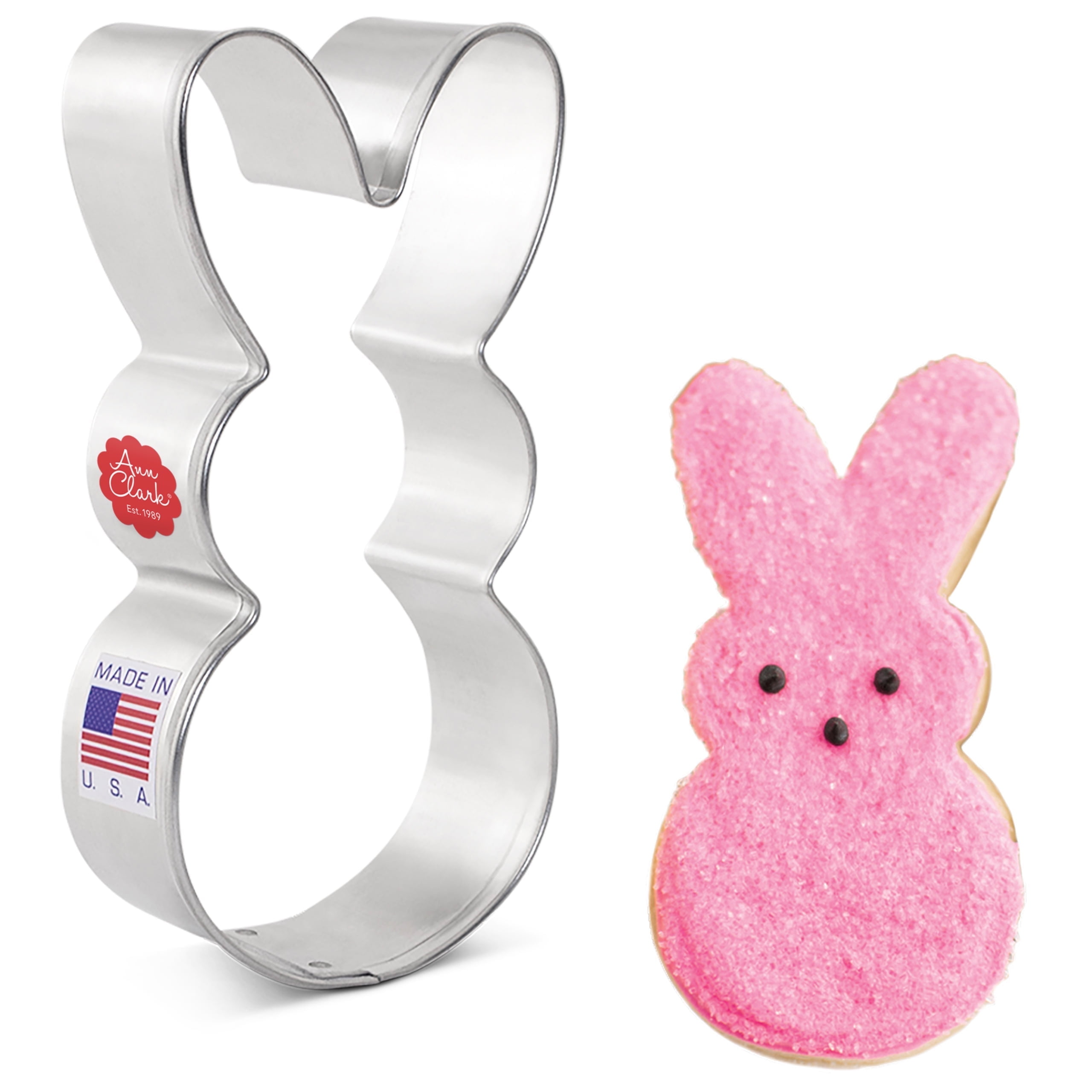 "Ann Clark USA Made 4"" Easter Bunny Shaped Cookie Cutter" - Walmart.com