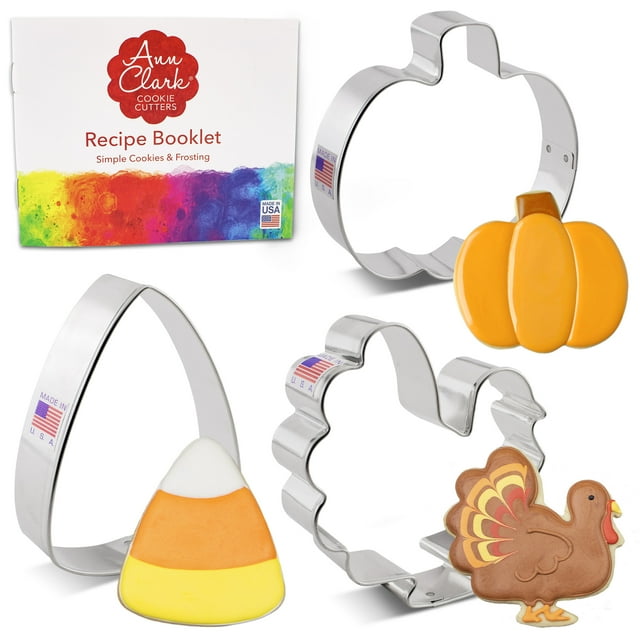 Ann Clark Fall Cookie Cutter Set, 3-Piece, Made in USA - Walmart.com