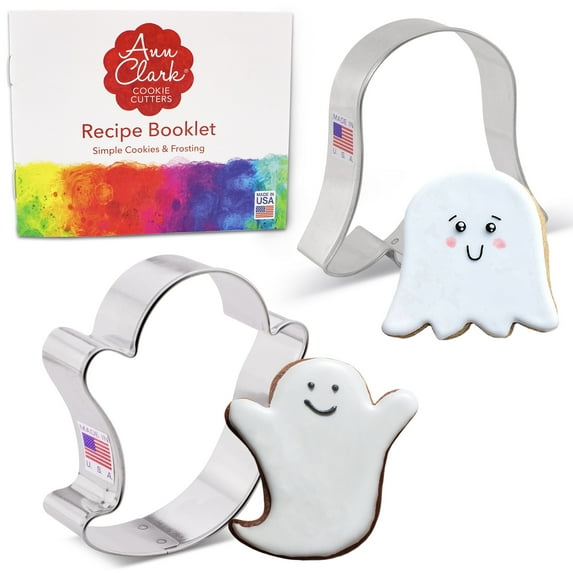 Ann Clark Halloween Ghost Cookie Cutter Set, 2-Piece, Made in USA - Walmart.com
