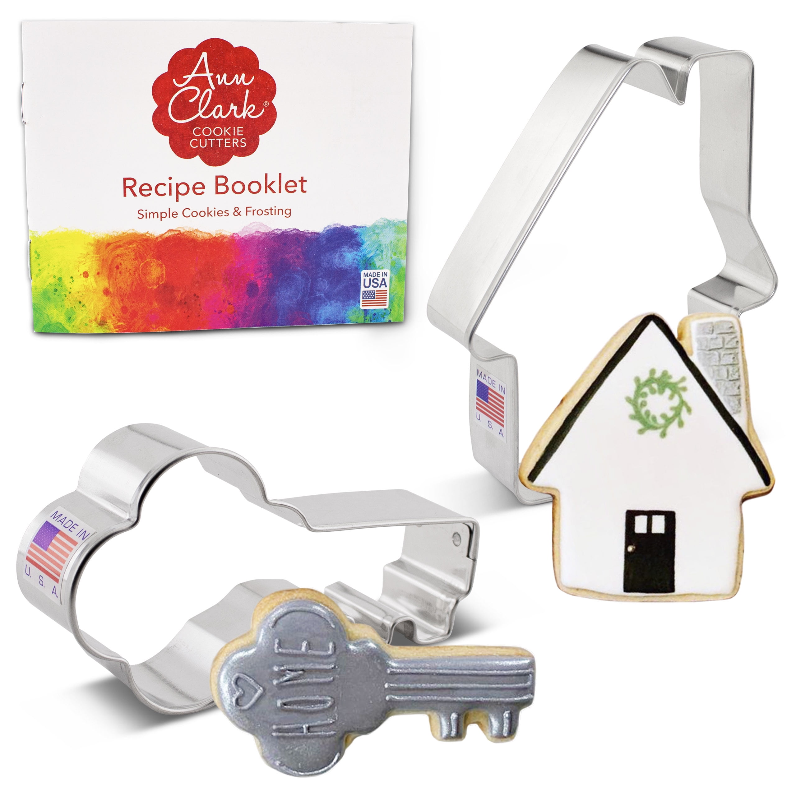 Ann Clark Real Estate Cookie Cutter Set, 2-Piece, Made in USA - Walmart.com