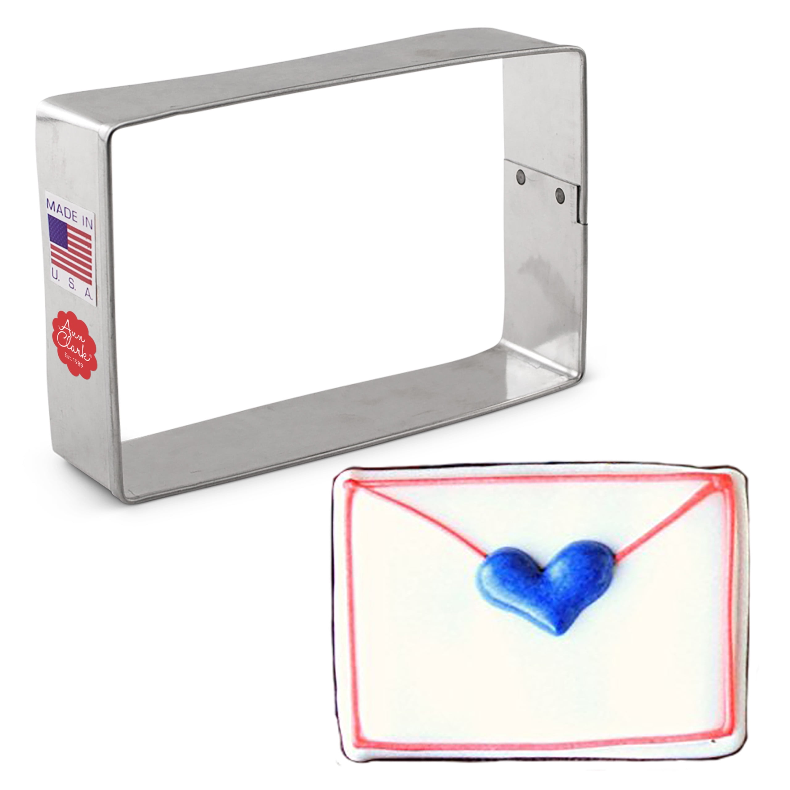 Ann Clark Rectangle Cookie Cutter 4", Made in USA - Walmart.com