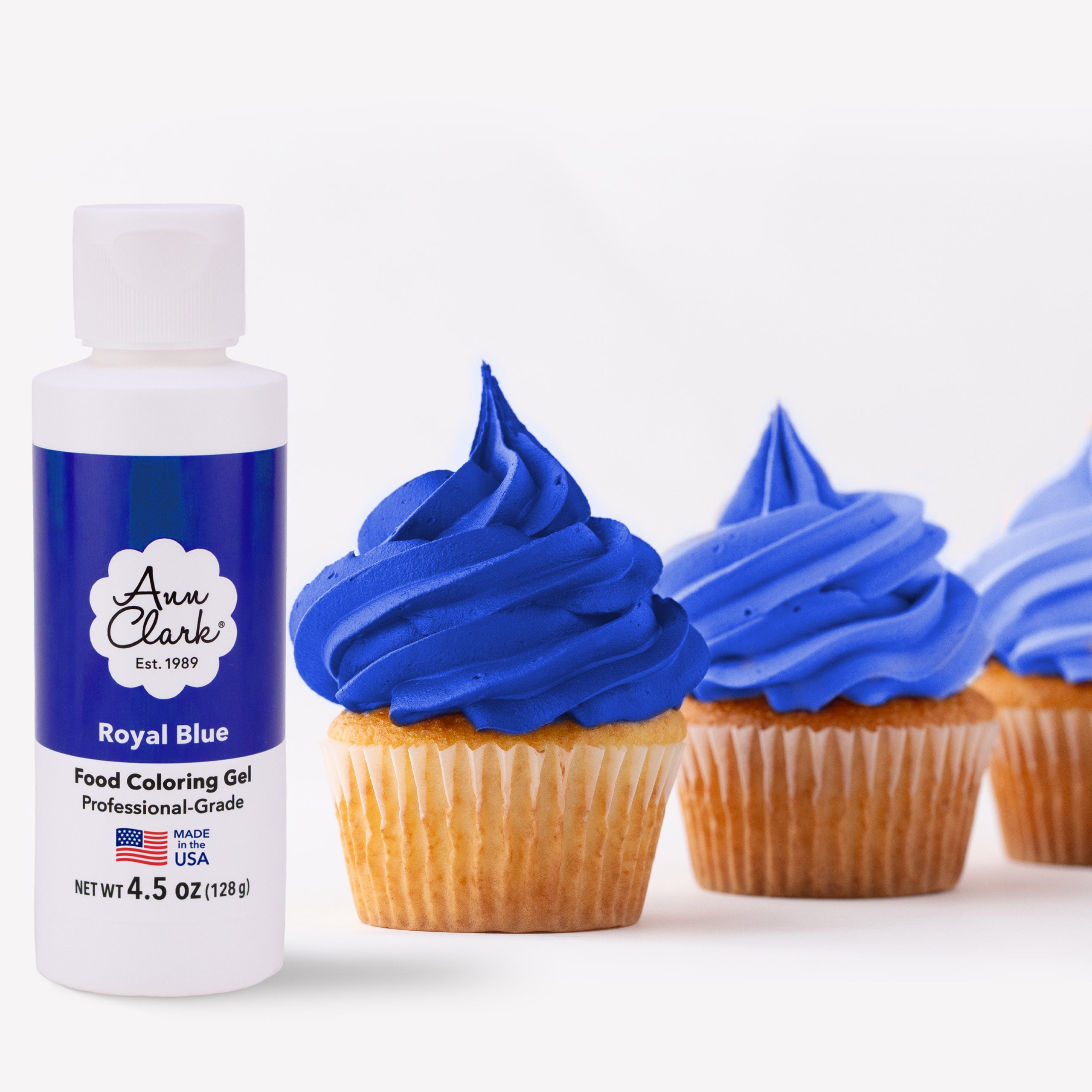Ann Clark Royal Blue Food Coloring Gel, Large 4.5 oz Professional Grade ...