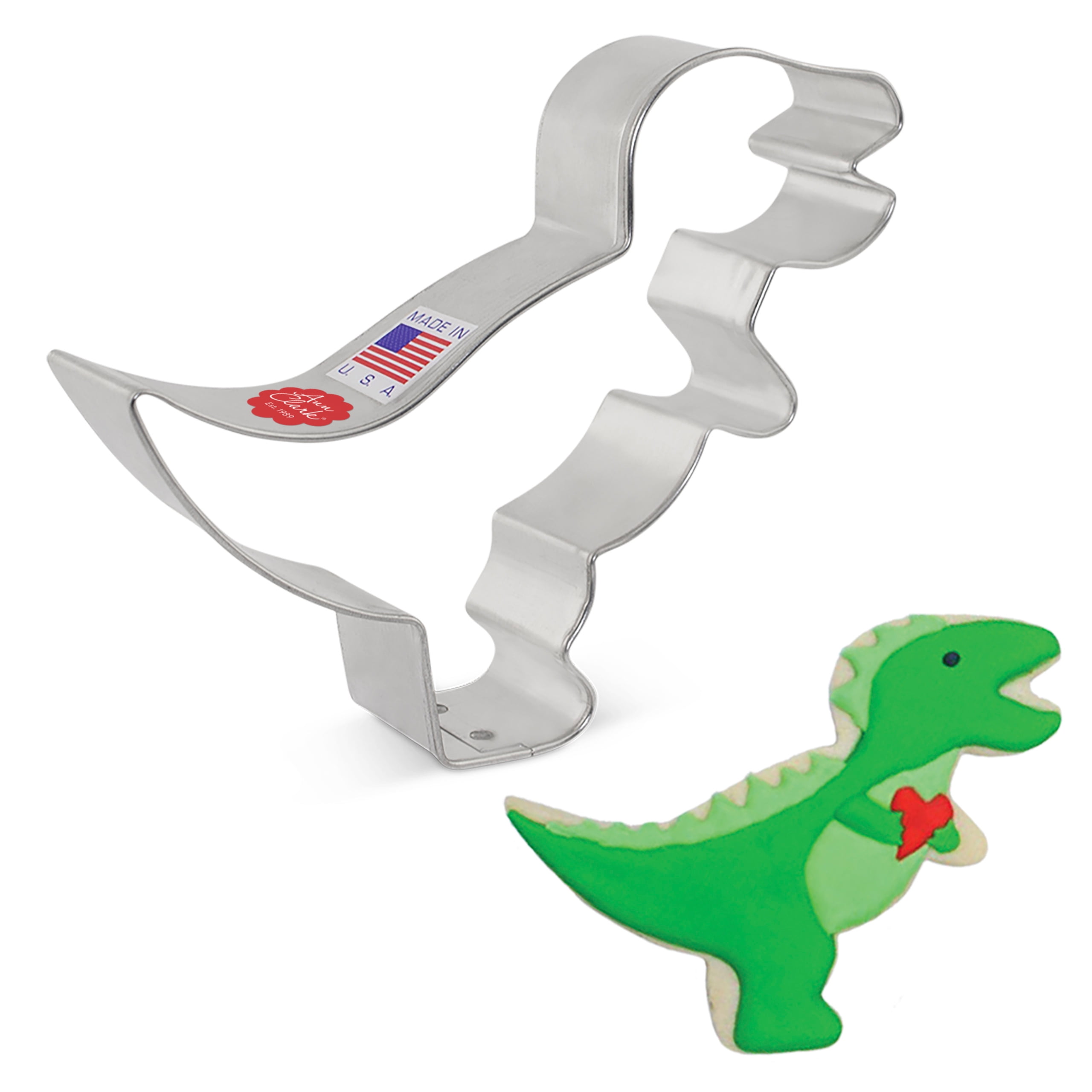 Ann Clark T-Rex Cookie Cutter 4.75", Made in USA - Walmart.com