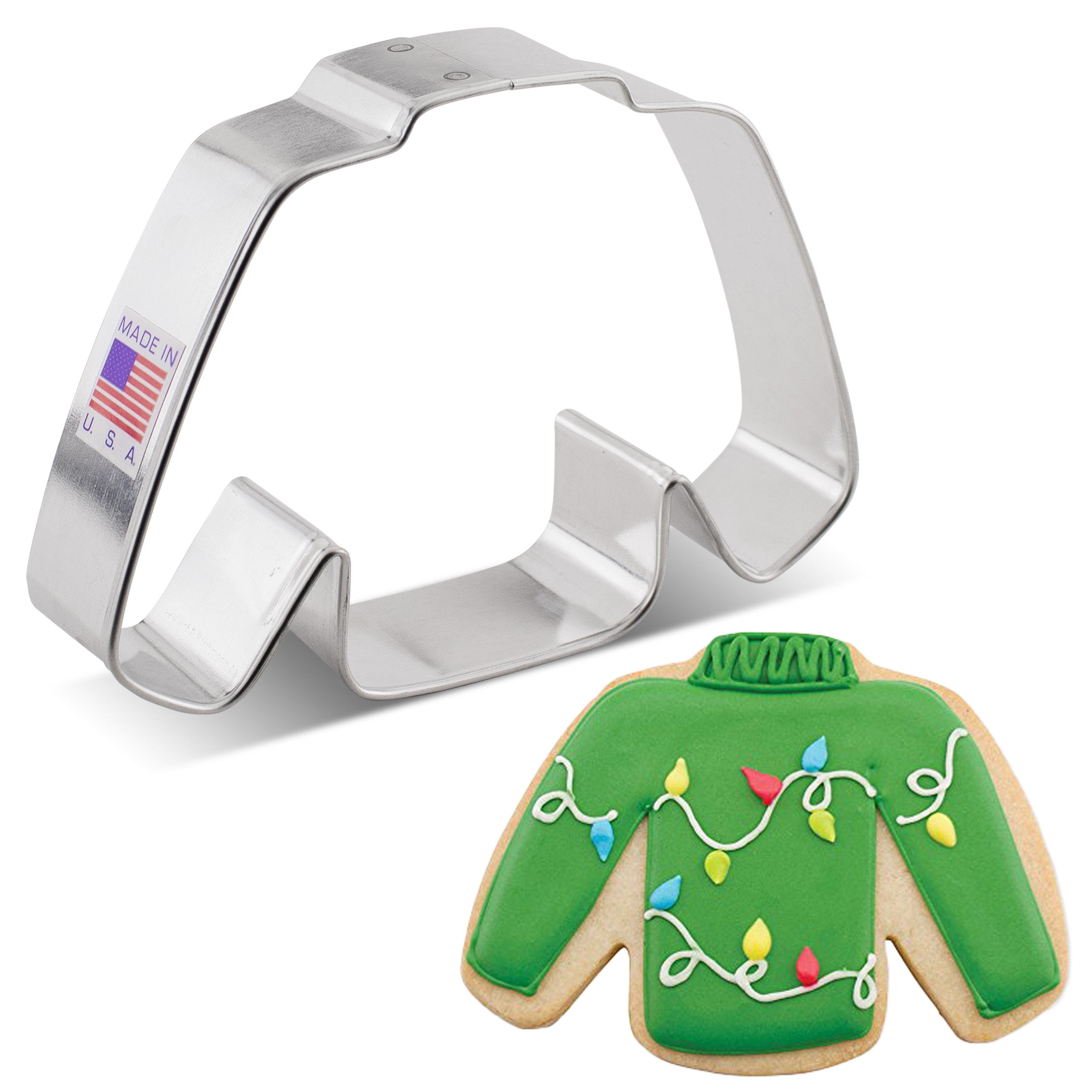 Ann Clark Ugly Sweater Cookie Cutter 4.25", Made in USA - Walmart.com