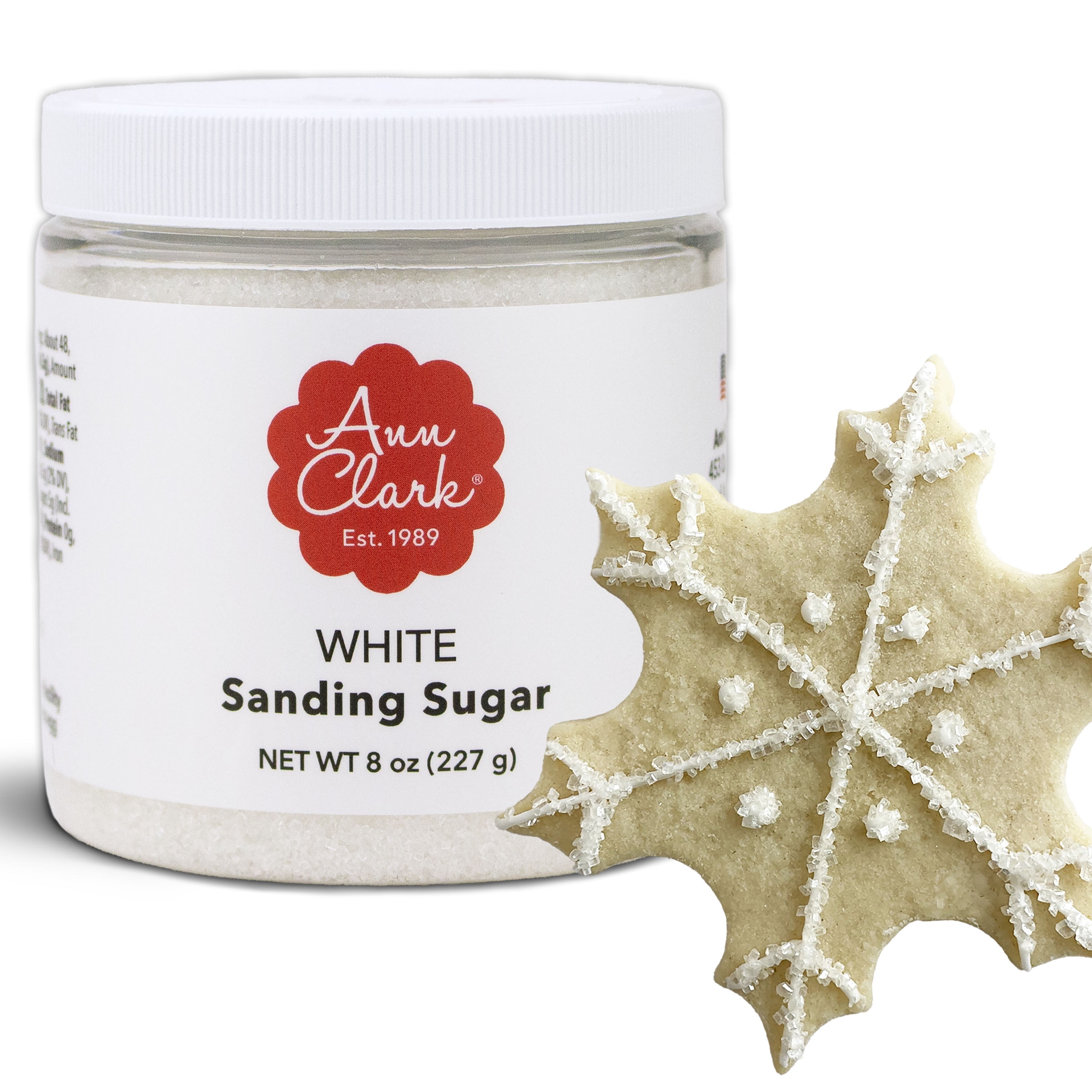 Ann Clark White Sanding Sugar, 8 oz - Walmart.com