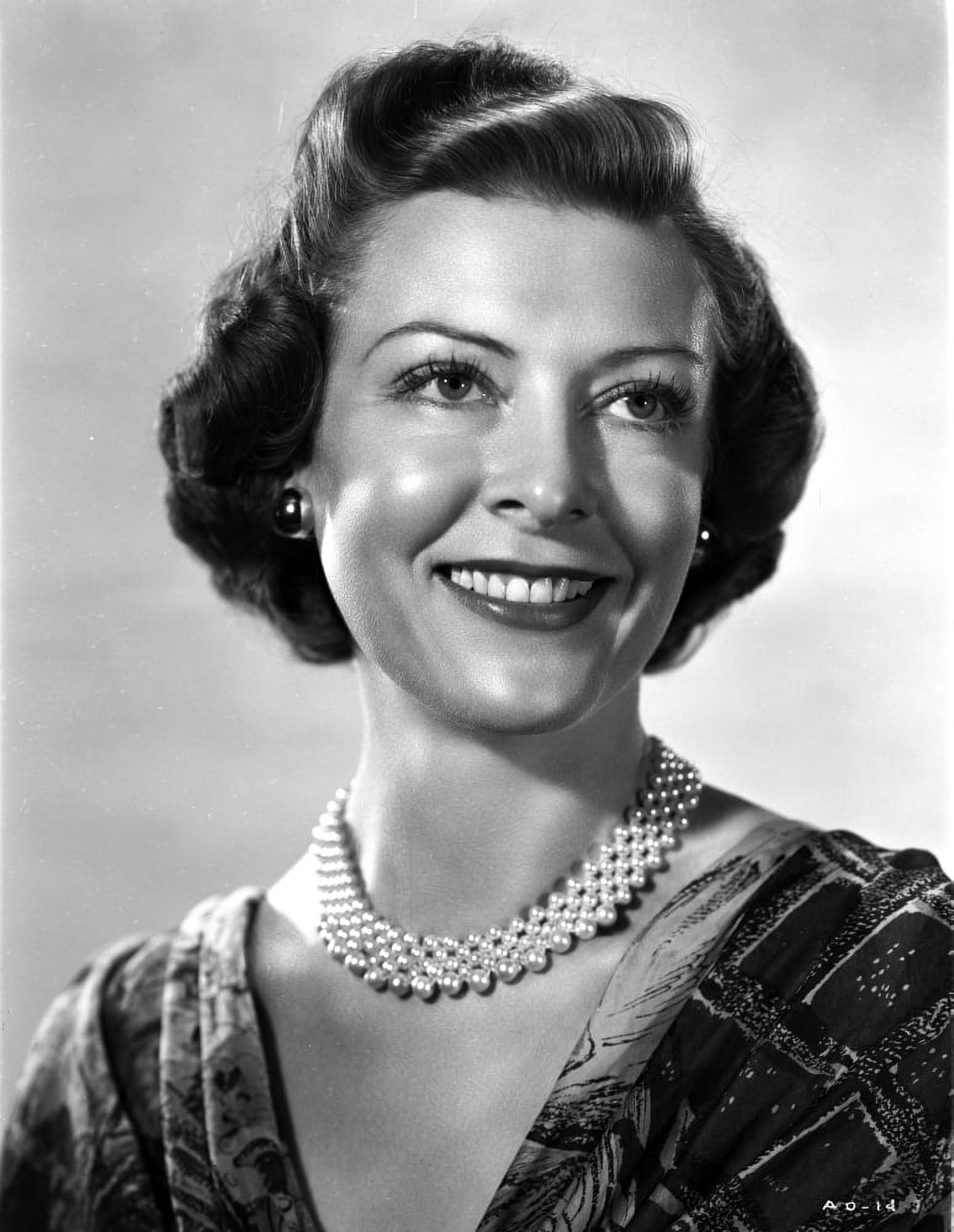 Ann Doran Looking Away wearing a Necklace in Classic Photo Print (8 x ...