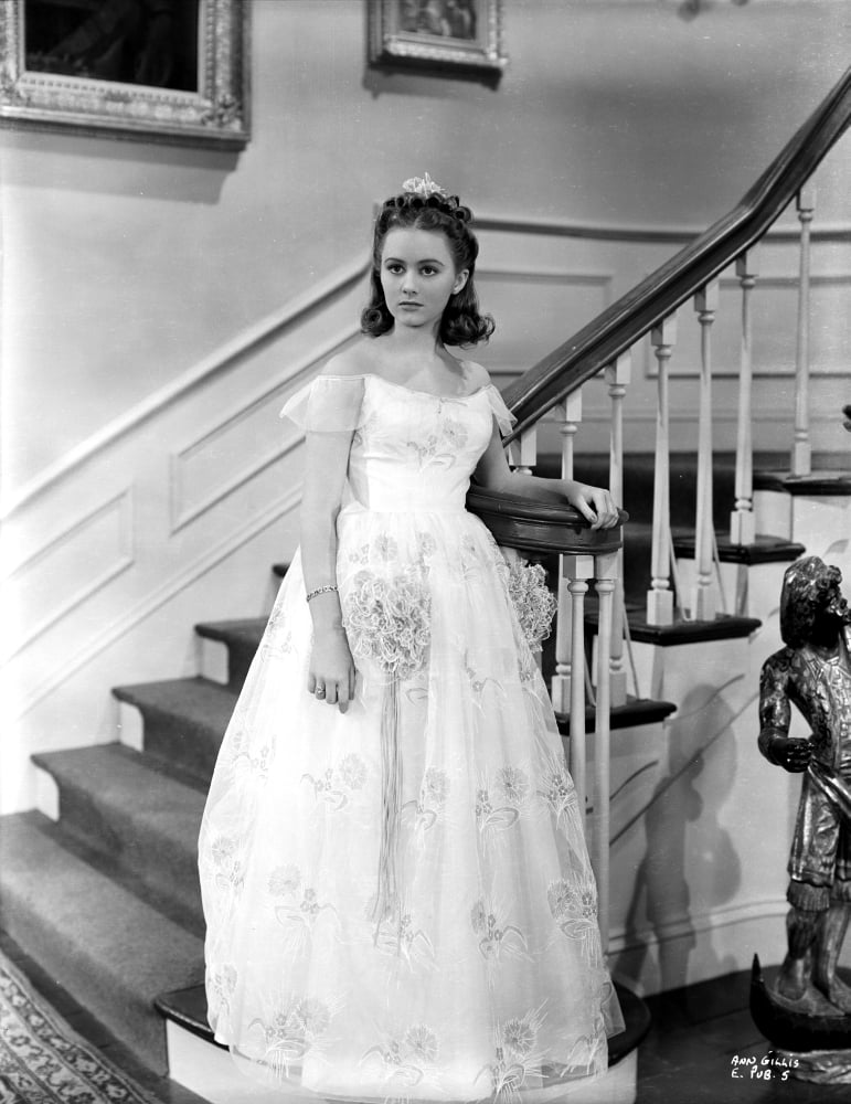 Ann Gillis on a Gown standing Portrait Photo Print (24 x 30) - Walmart.com