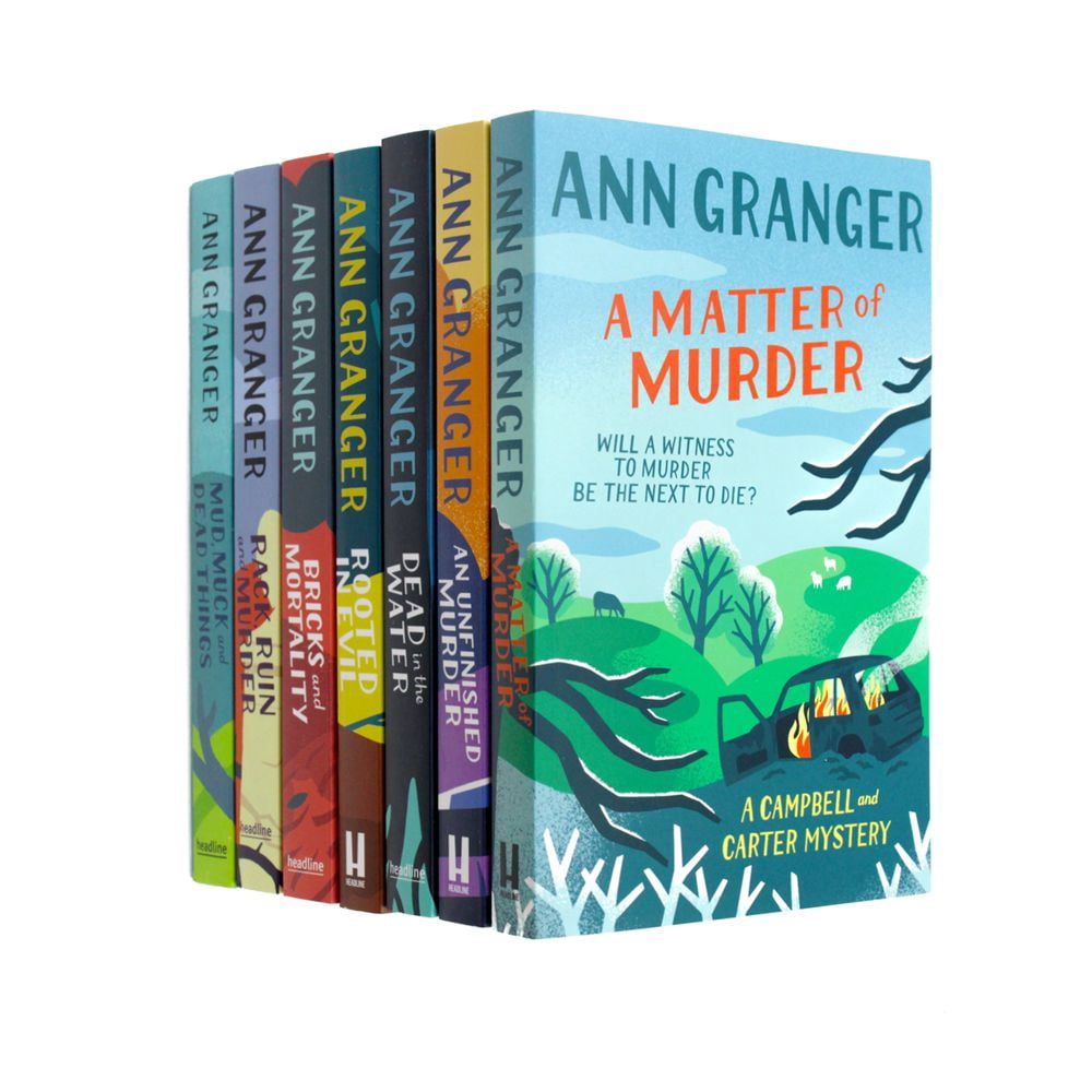 Ann Granger Campbell and Carter Mystery 7 Books Collection - Mud Muck ...