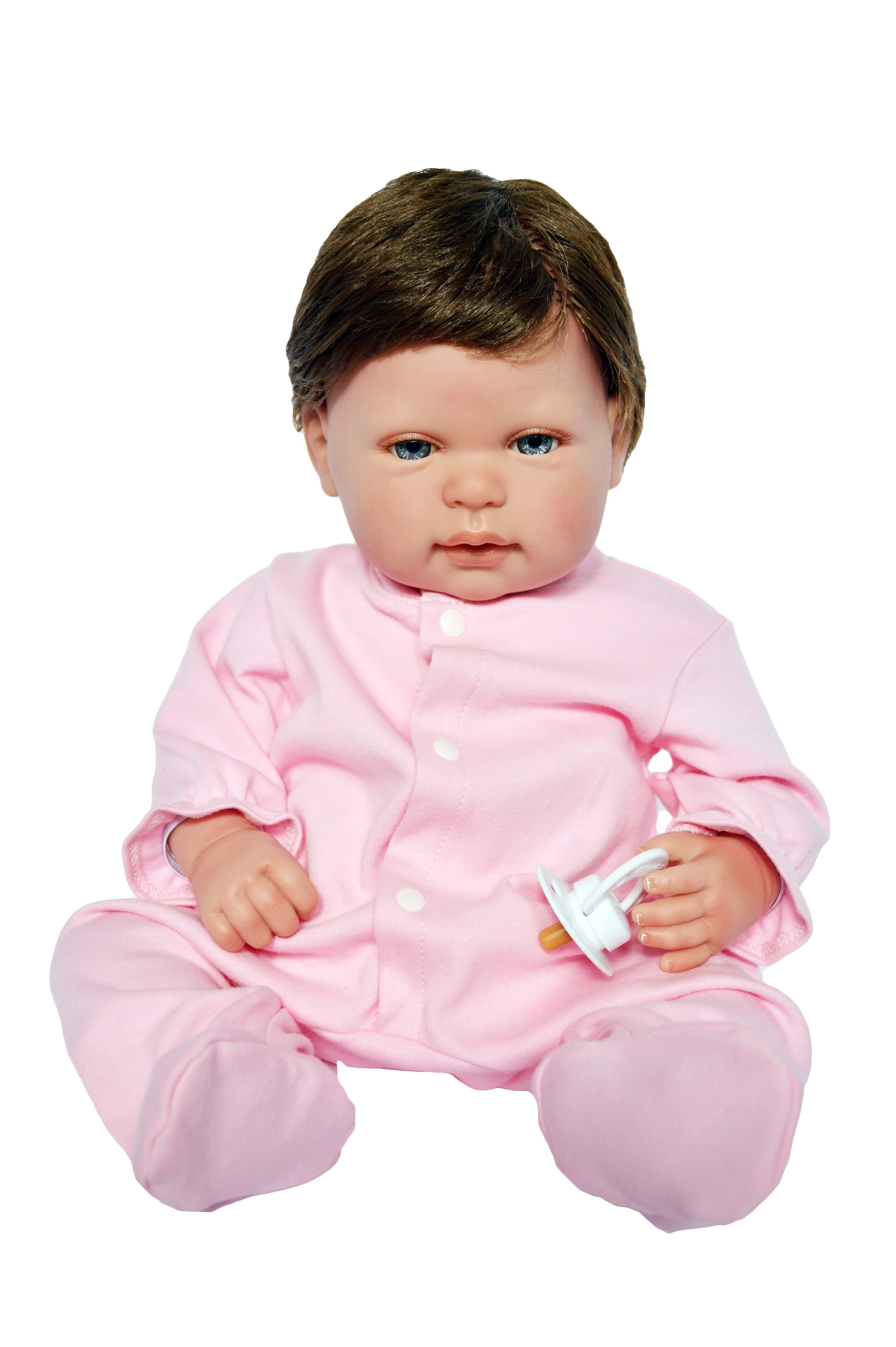 Ann Lauren Dolls® 18 inch Pink Reborn Baby Doll Romper- Fits 16-18 inch ...