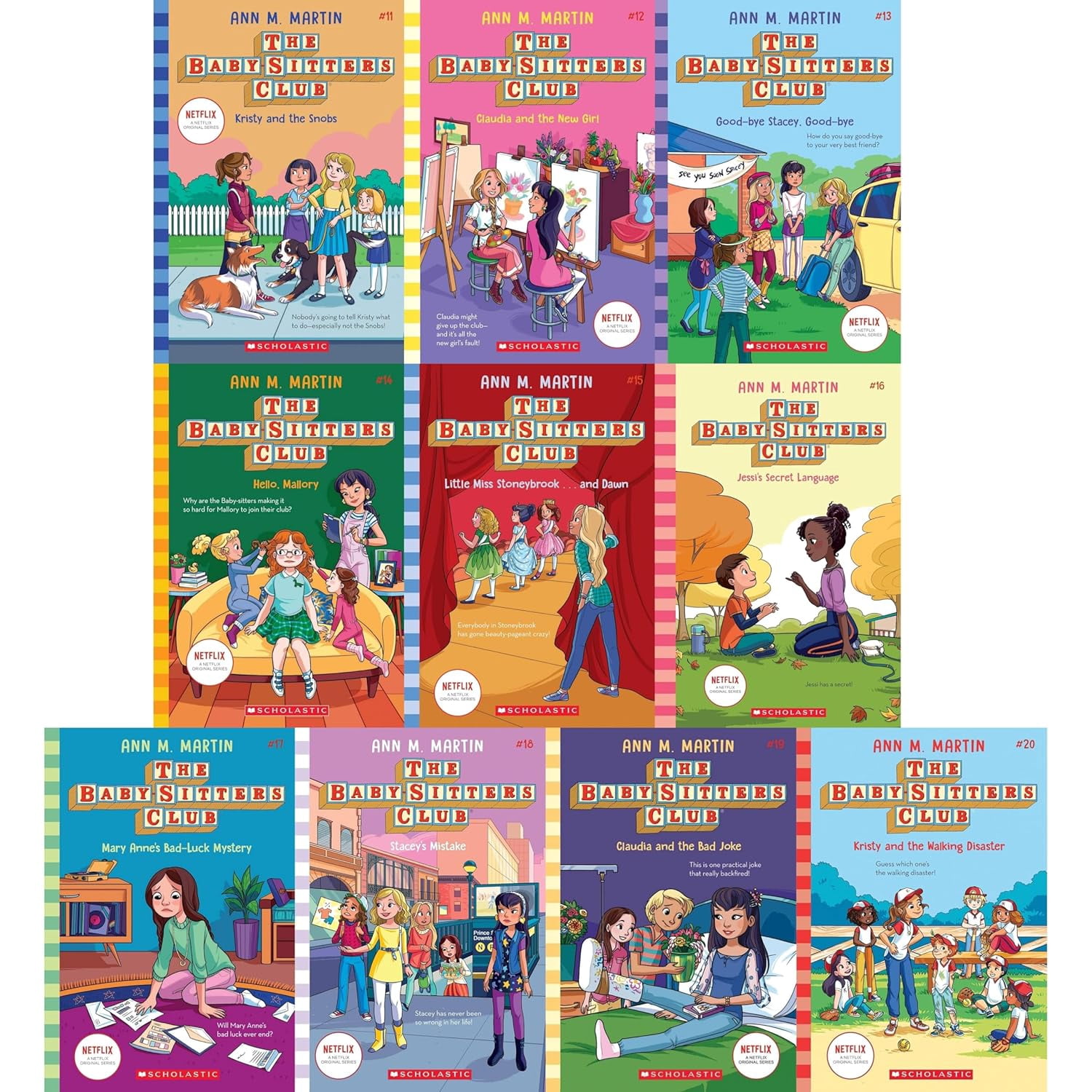 Ann M. Martin’s The Baby-Sitters Club Netflix Edition Collection (Books ...