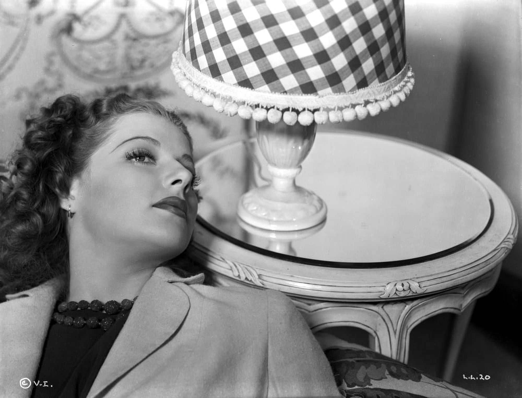 Ann Sheridan Leaning on the Chair Near a Lamp Shade Photo Print (8 x 10 ...