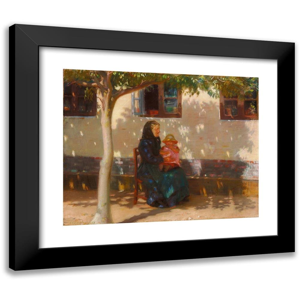 Anna Ancher 24x20 Black Modern Framed Museum Art Print Titled ...