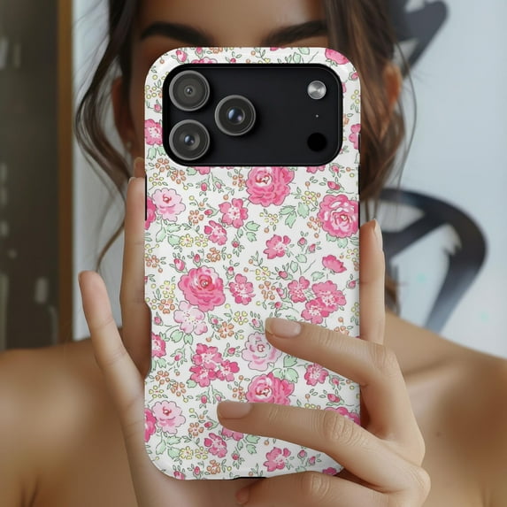 Anna Bella Tana Lawn Liberty London Pink Floral Tough Case with iPhone ...