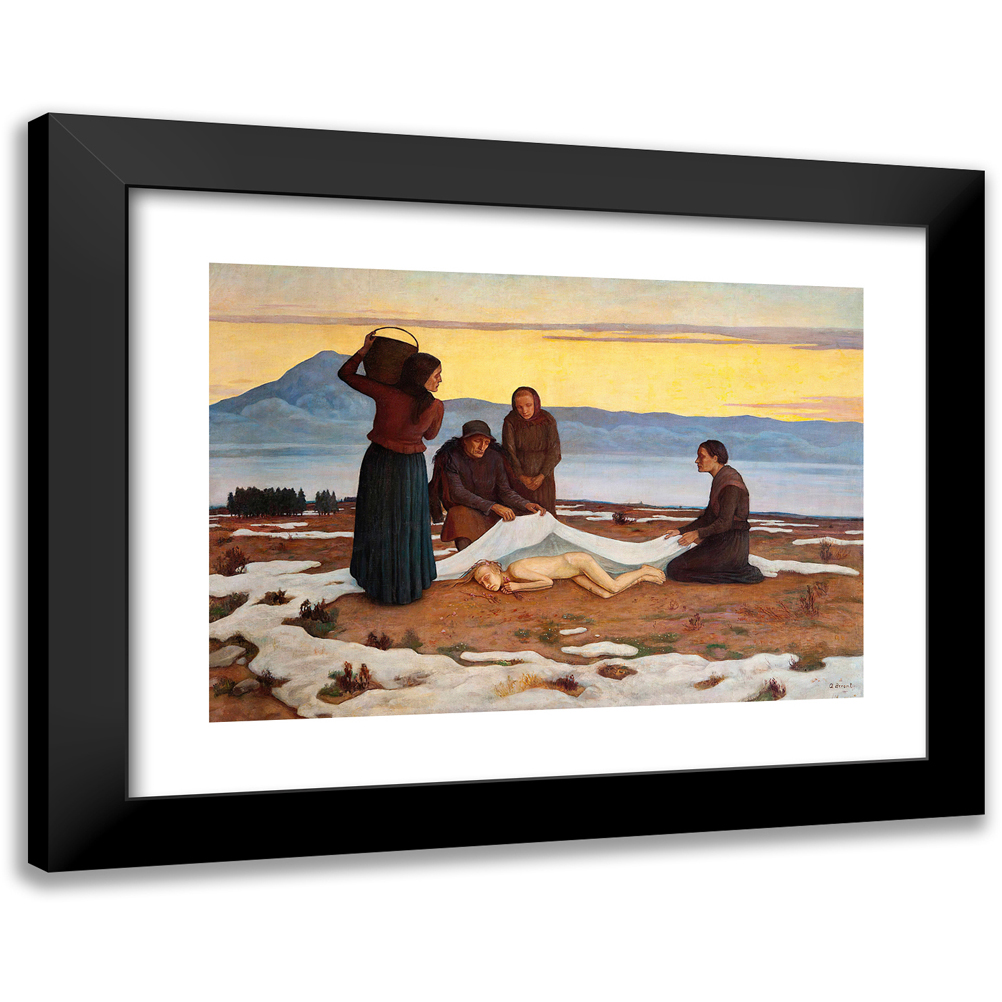 Anna Berent 24x18 Black Modern Framed Museum Art Print Titled ...