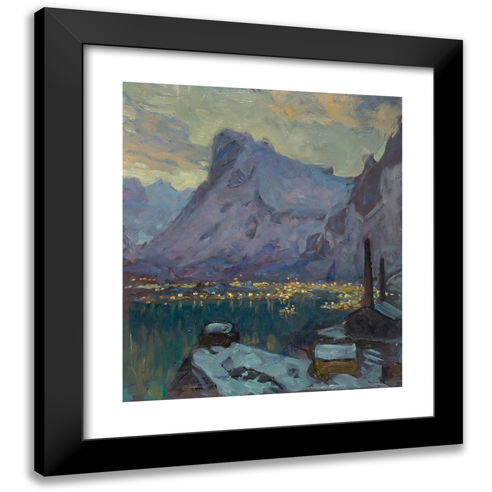Anna Boberg 12x14 Black Modern Framed Museum Art Print Titled ...