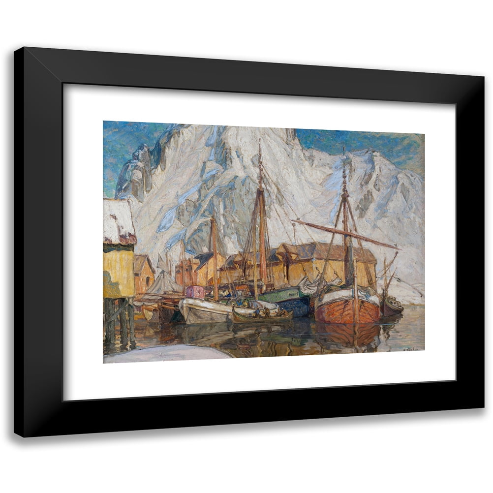 Anna Boberg 18x15 Black Modern Framed Museum Art Print Titled - The ...