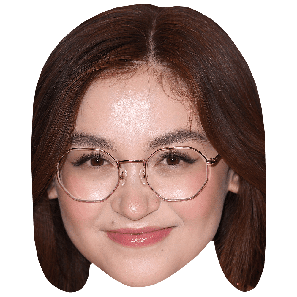 Anna Cathcart (Smile) Celebrity Mask, Flat Card Face, Fancy Dress Mask ...