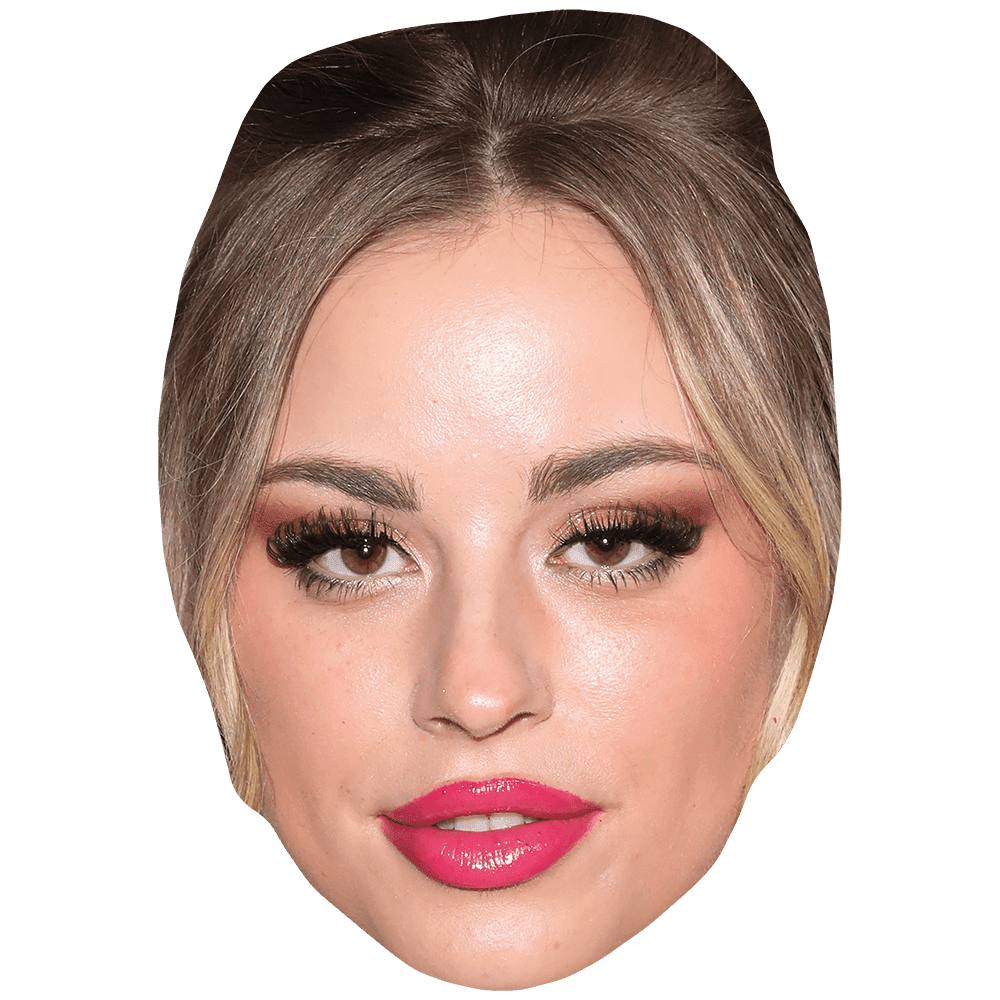 Anna Claire Clouds (Lipstick) Celebrity Mask, Flat Card Face, Fancy ...