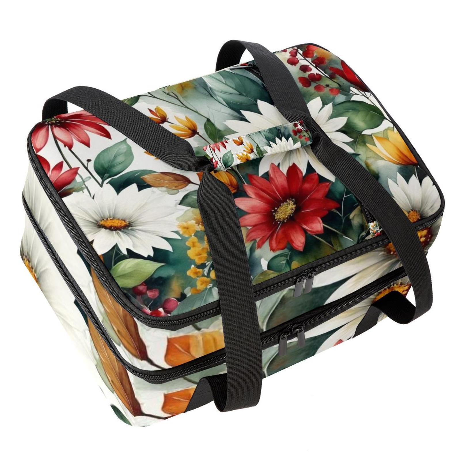 Anna Cowper Insulation Bags Travel Shopper Insulated Food Delivery Bag Picnic Bag Hand-held ...