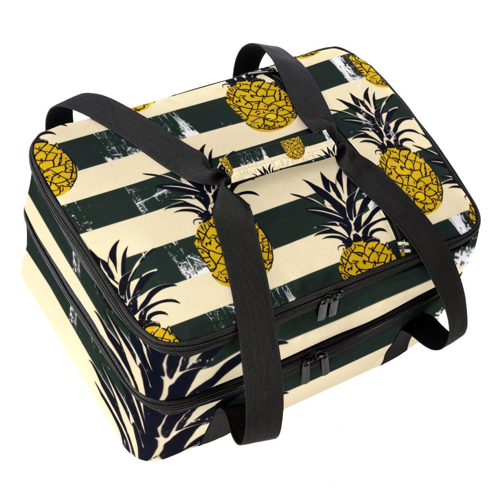 Anna Cowper Insulation Bags Travel Shopper Insulated Food Delivery Bag Picnic Bag Hand-held ...