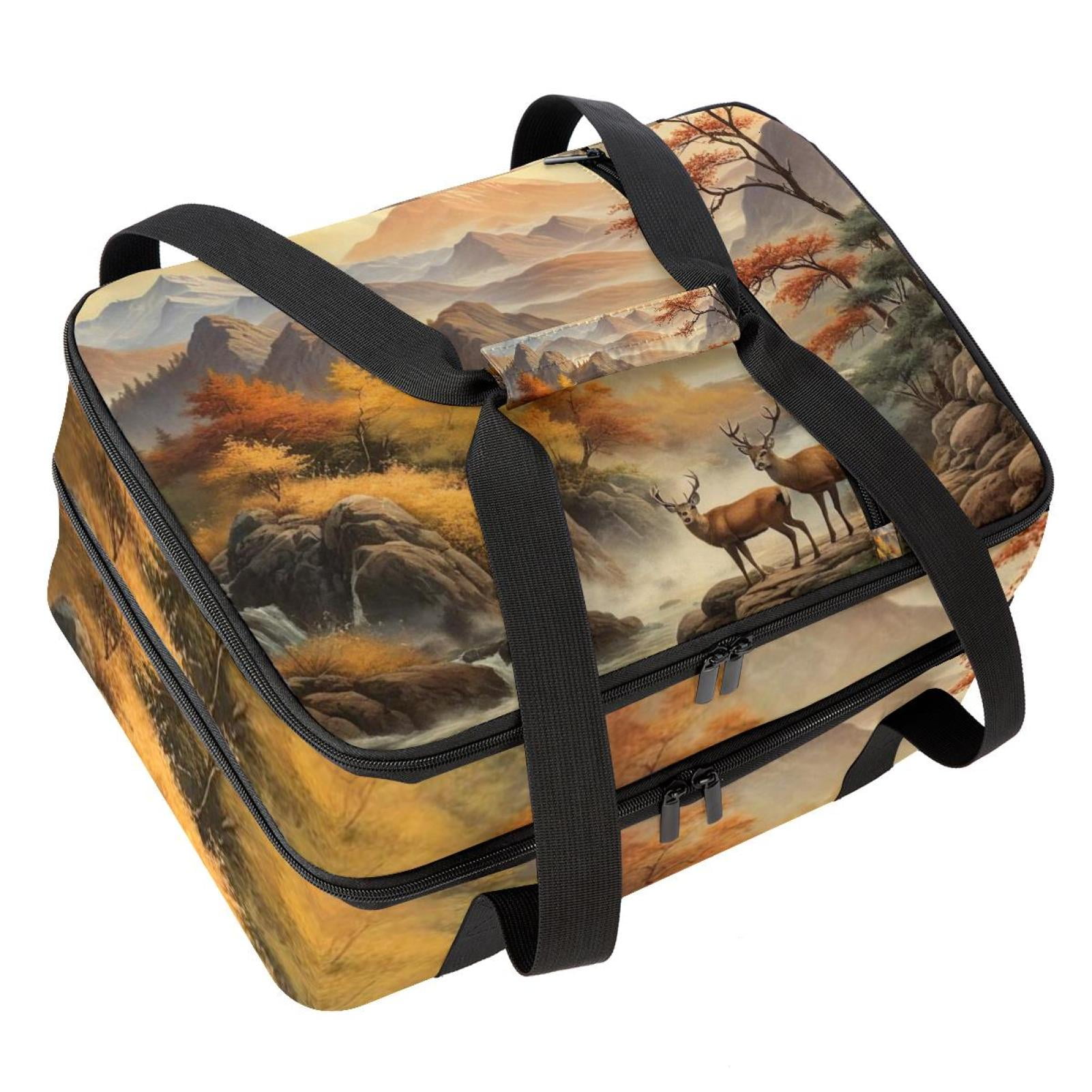 Anna Cowper Insulation Bags Travel Shopper Insulated Food Delivery Bag Picnic Bag Hand-held ...