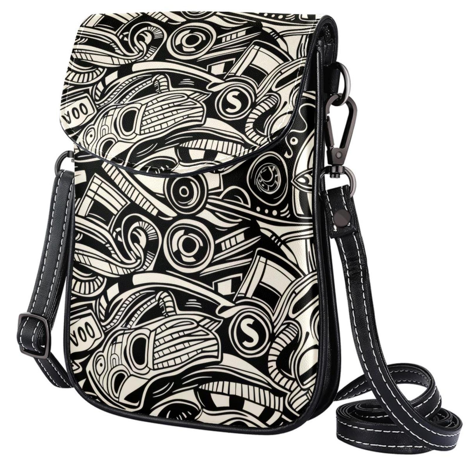 Anna Cowper Leather Crossbody Bag Travel Commuter Lightweight Shoulder Bag Shopping Phone Purse ...