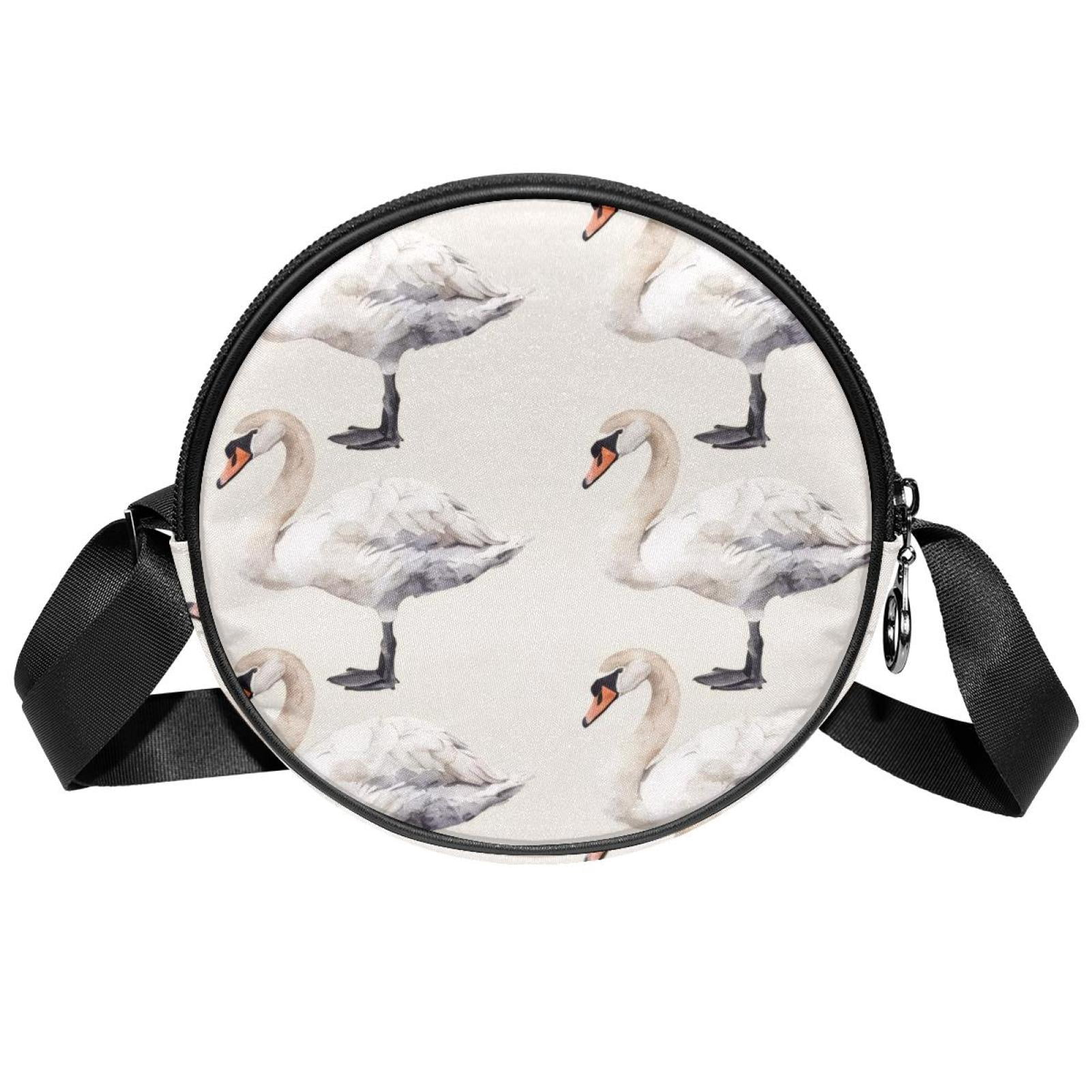 Anna Cowper Small Crossbody Bags for Women, Swan Round Phone Purse ...