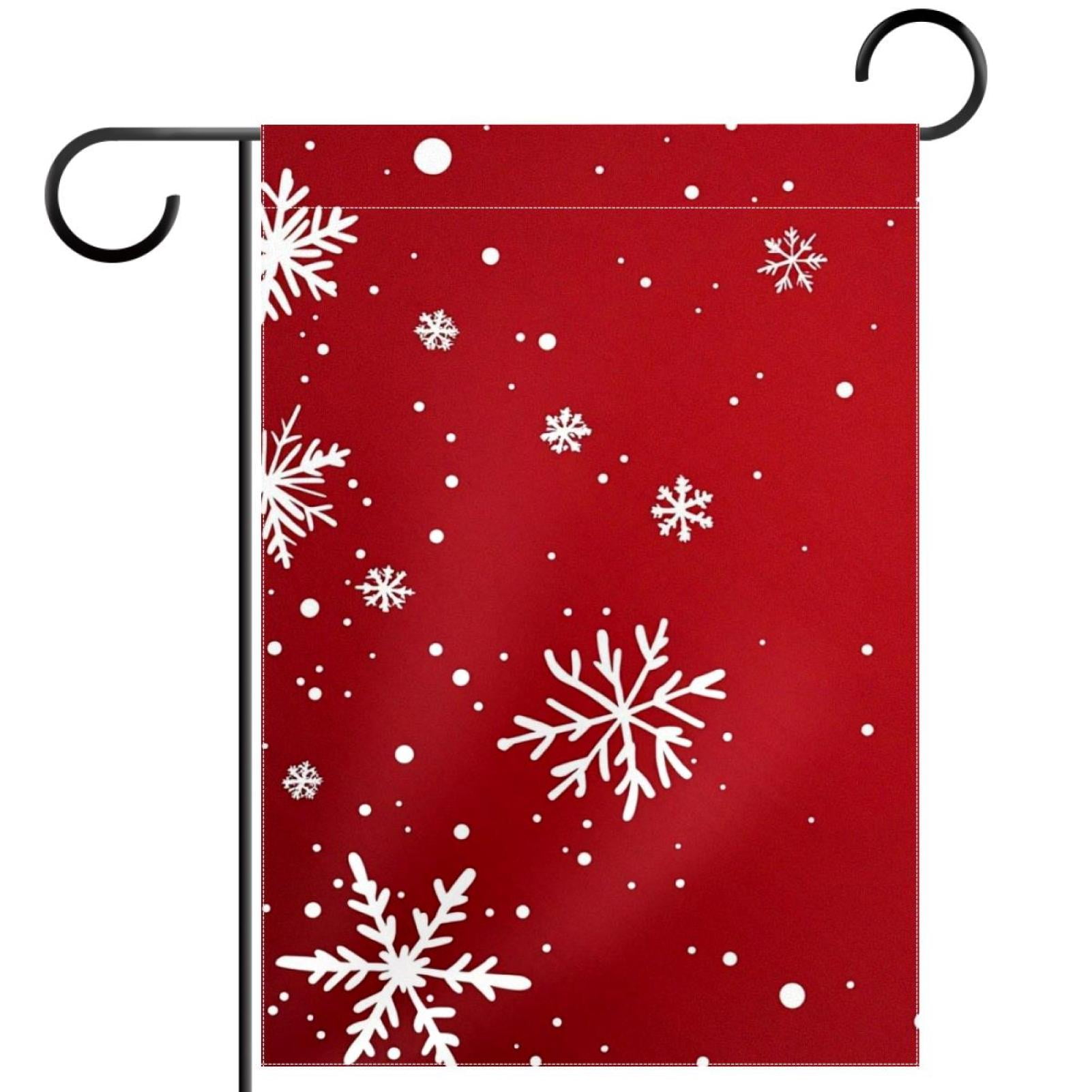 Anna Cowper Snowflake Garden Flag, 12" x 18" Waterproof Yard Flags ...
