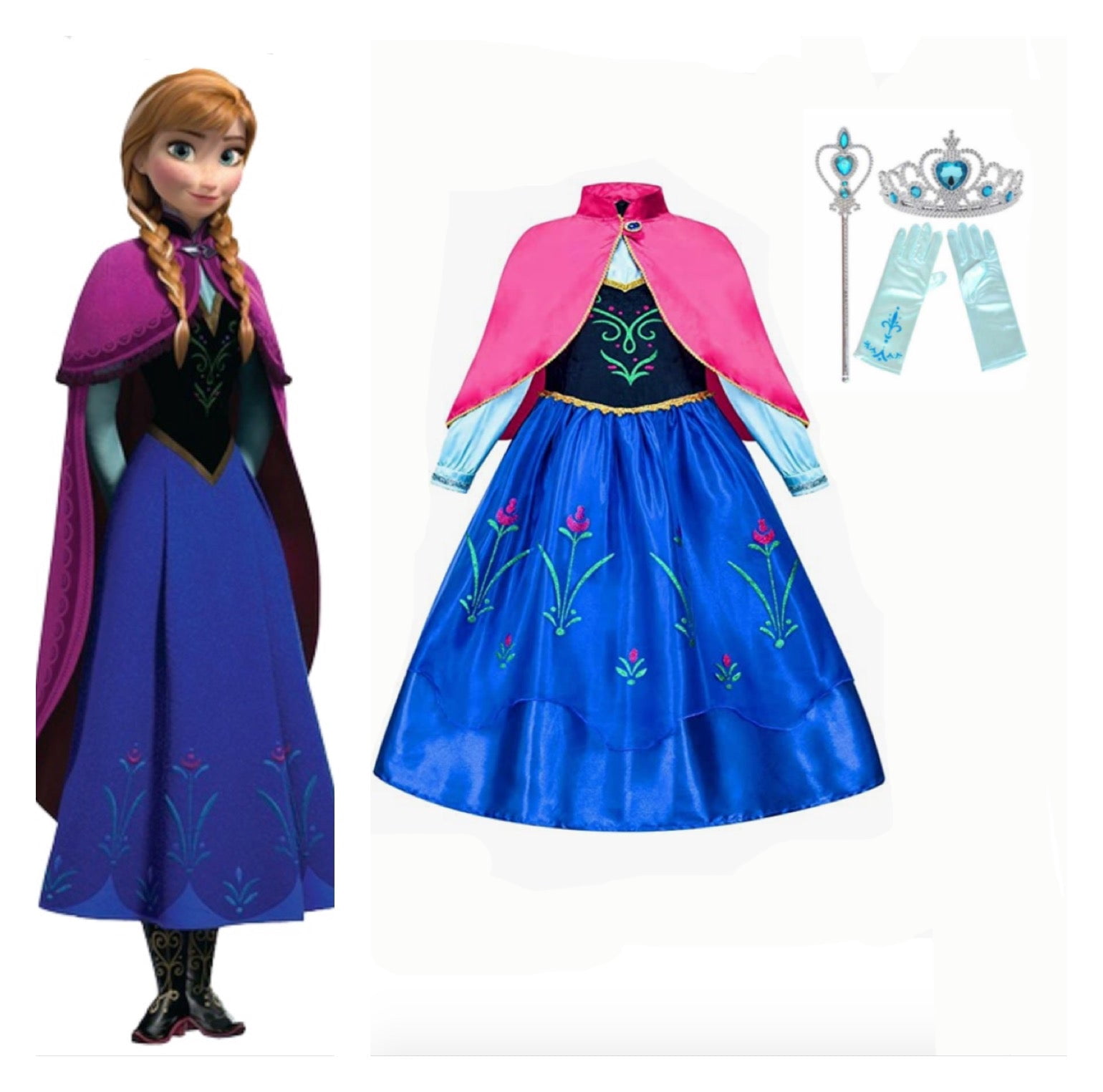 Frozen Anna Blue Dress