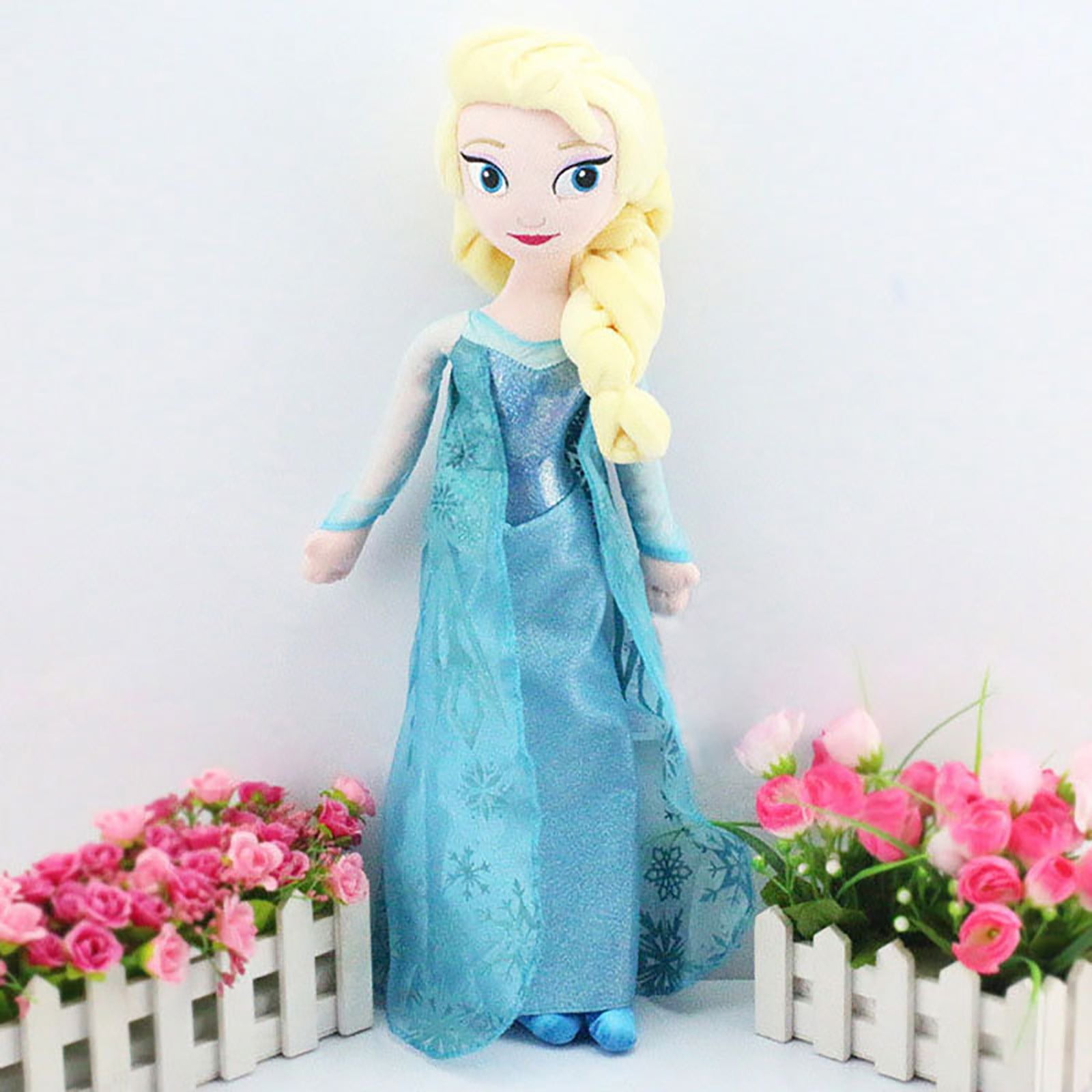 Anna & Elsa 15.7 Inch Plush Princess Dolls, Super Soft and Snuggly ...