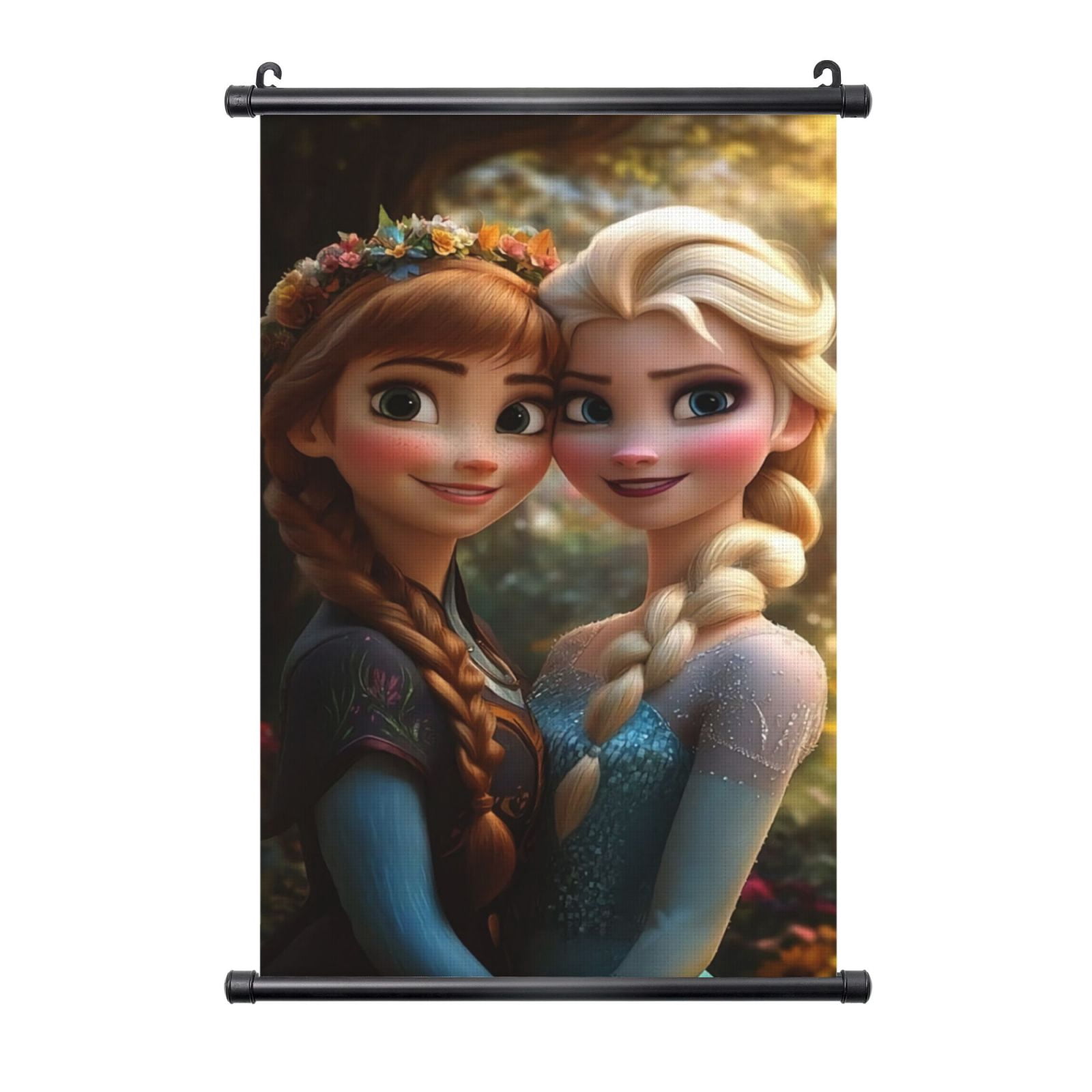 Anna Hanging Poster, Black Plastic Shaft Wall Hanging Posters Scroll ...