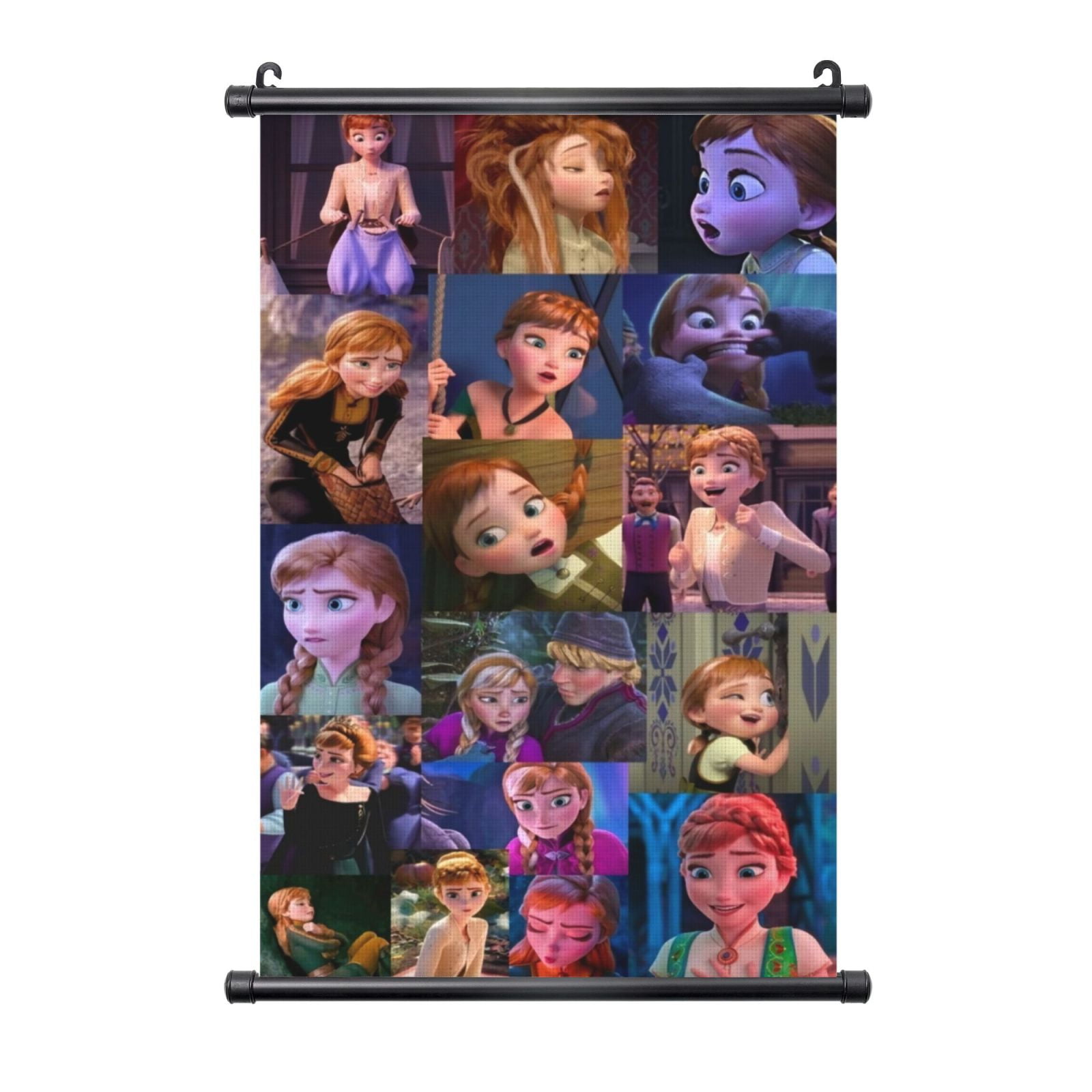 Anna Hanging Poster, Black Plastic Shaft Wall Hanging Posters Scroll ...