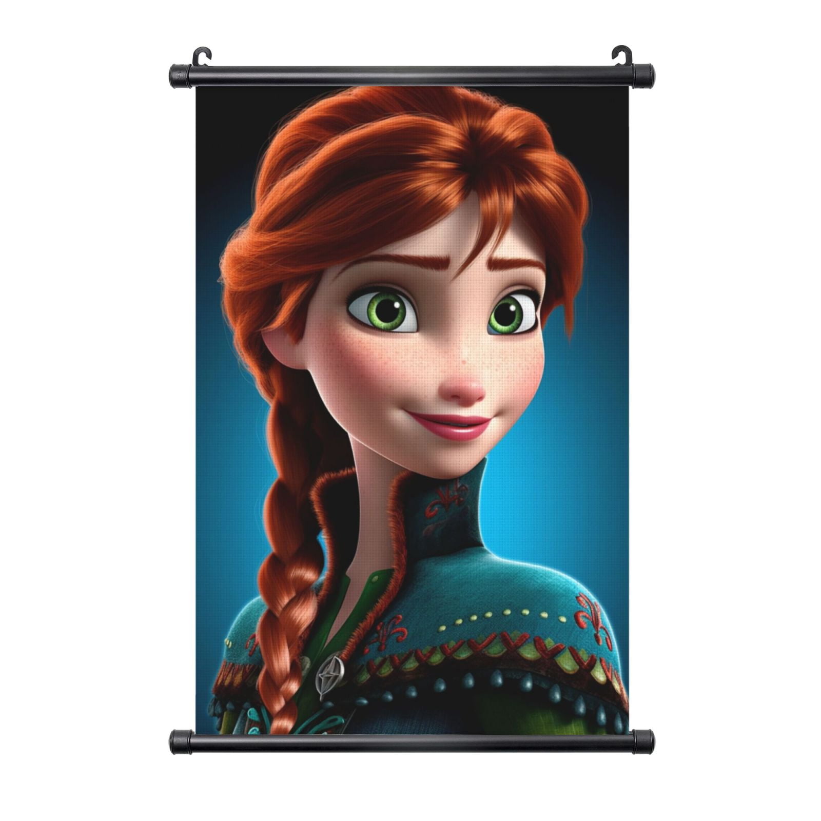 Anna Hanging Poster, Black Plastic Shaft Wall Hanging Posters Scroll ...