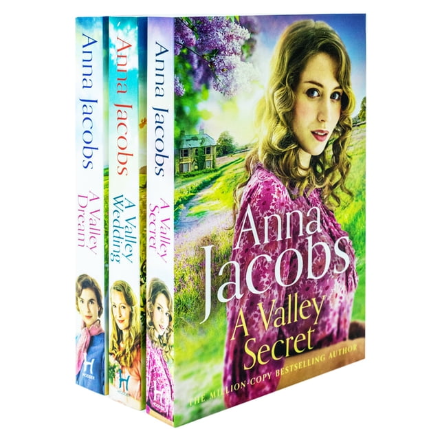 Anna Jacobs Backshaw Moss Series 3 Books Collection Set (A Valley Dream ...