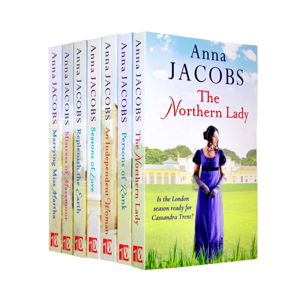 Anna Jacobs Collection 7 Books Set (The Northern Lady, Persons of Rank ...