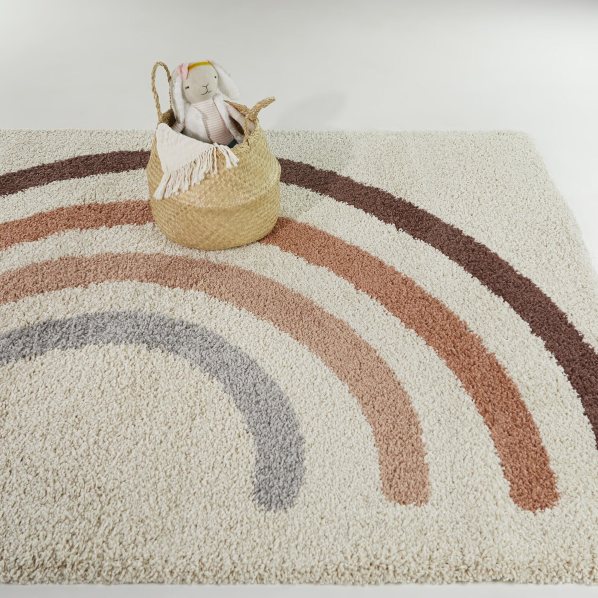 Anna Kids Rainbow Shag Area Rug - Walmart.com