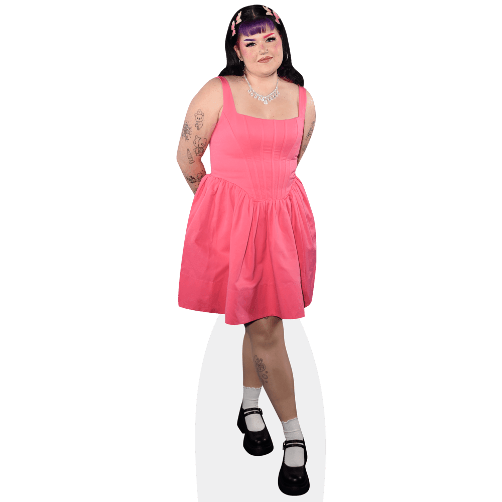 Anna Mae Kelly (Pink Dress) Life Size Cutout. Standee. - Walmart.com
