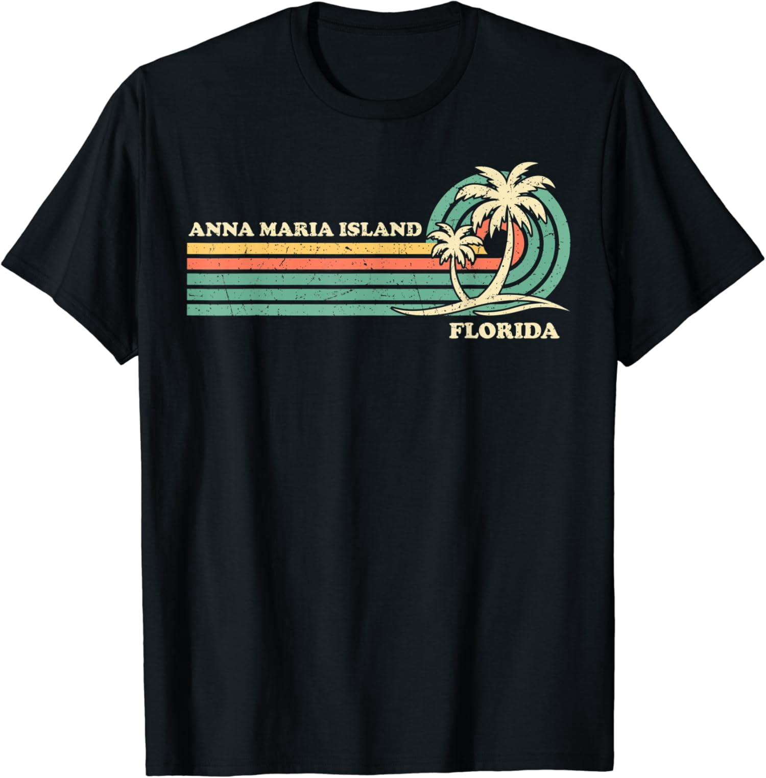 Anna Maria Island Coastal Graphic T-Shirt - Walmart.com