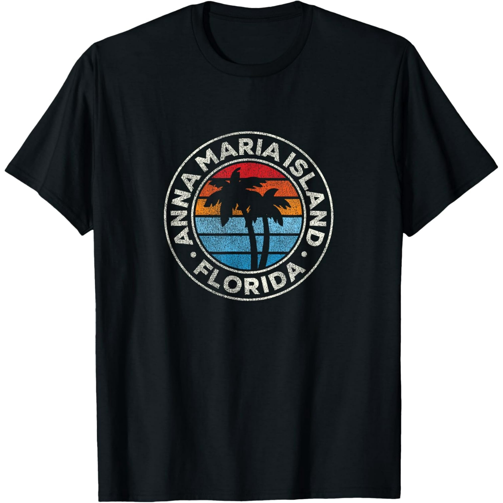 Anna Maria Island Florida FL Vintage Graphic Retro 70s T-Shirt - Walmart.com