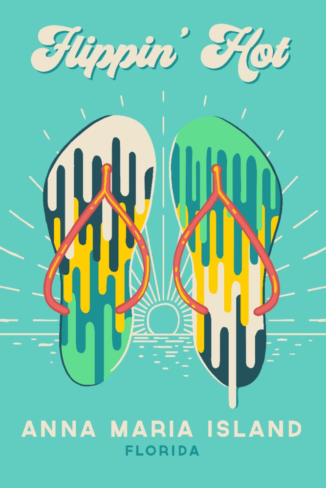 Anna Maria Island, Florida, Sweet Relief Collection, Flip Flops ...