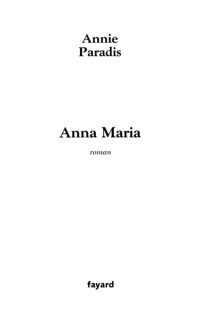 Anna Maria, (Paperback) - Walmart.com