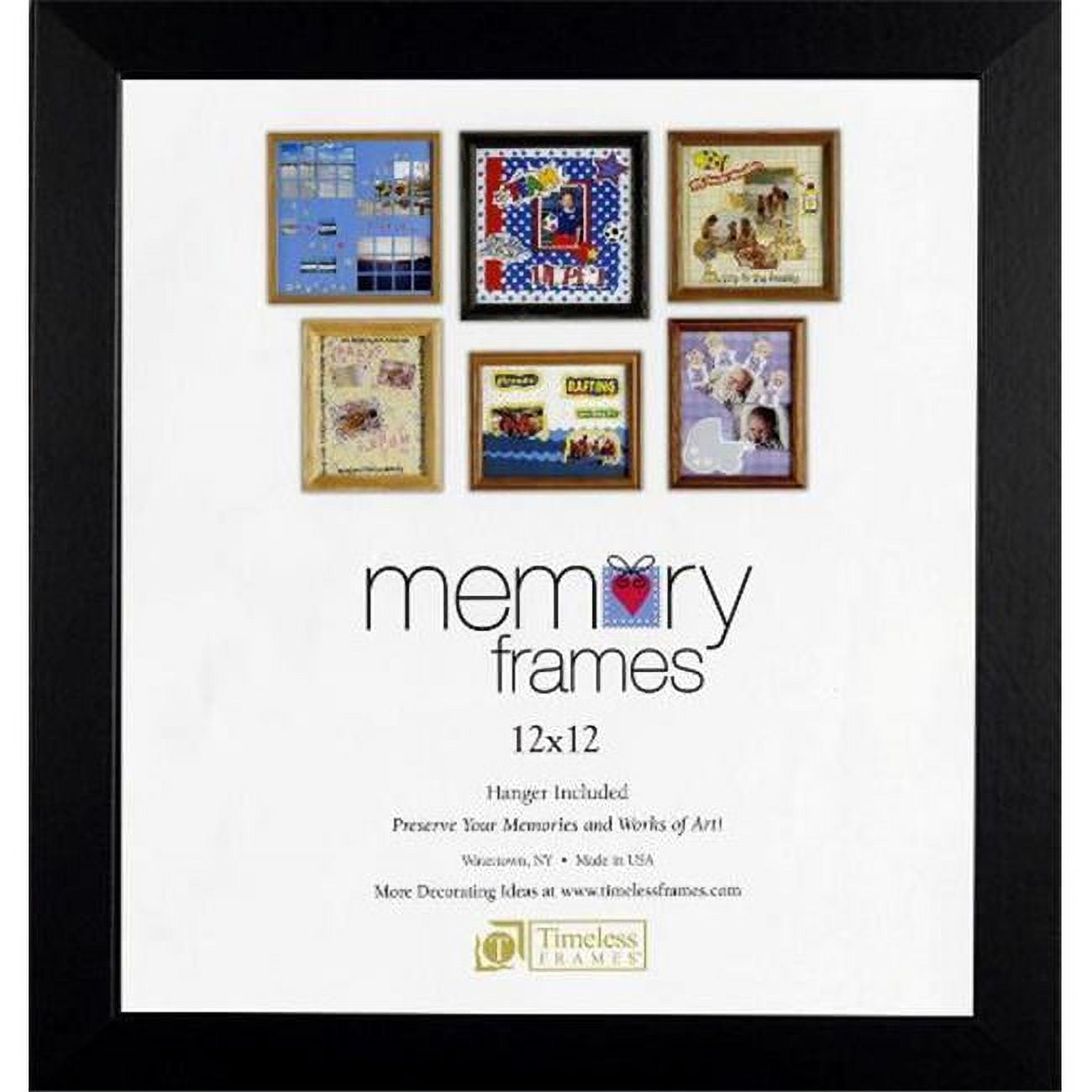 Anna Memory Black Wall Frame, 12 x 12 in. - Walmart.com