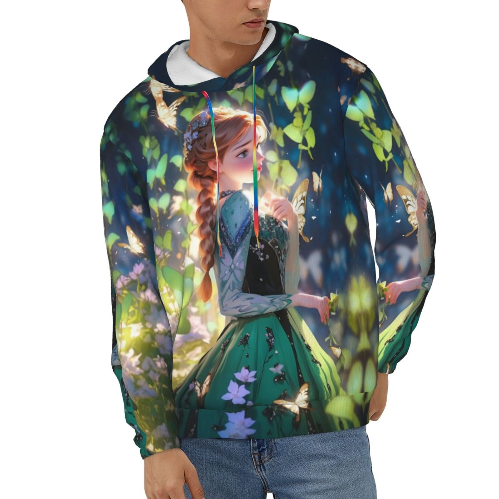 Anna Men's Hoodie Novelty Graphic Long Sleeve Adult Sweatshirt Casual ...