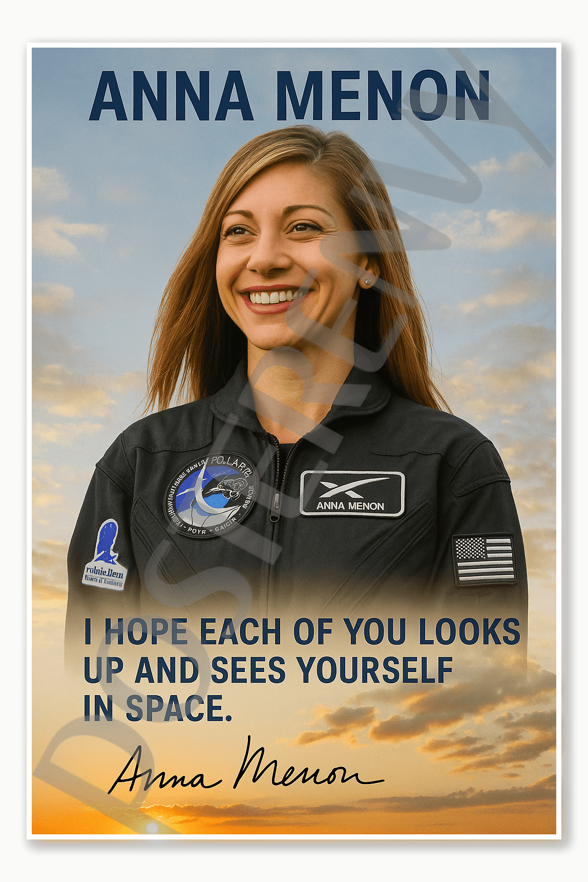 Anna Menon Mission Specialist Medical Officer SpaceX Crew Dgaron Polaris Dawn American Woman ...