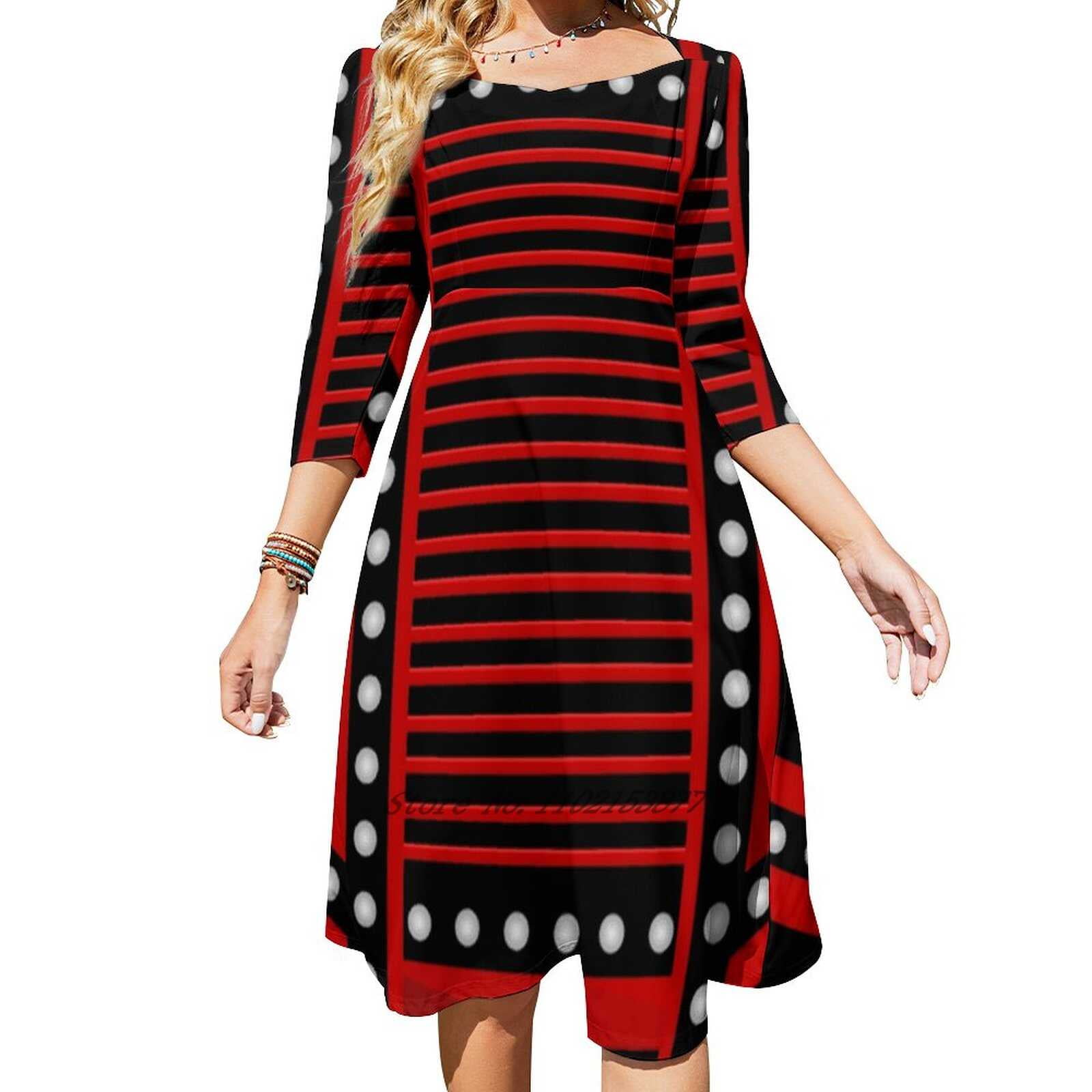 Anna Of Cleaves Costume Loose Pocket Dress Women Casual Dress Printed ...