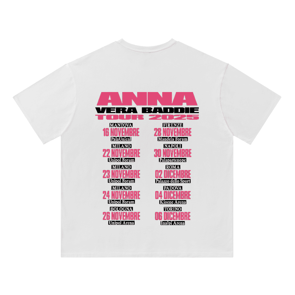 Anna Pepe Vera Baddie Tour 2025 Merch Cotton T-Shirt Man/Woman Short ...