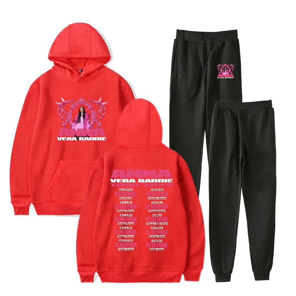 Anna Pepe Vera Baddie Tour 2025 Merch Hoodie Suit Man/Woman 2 Pieces ...