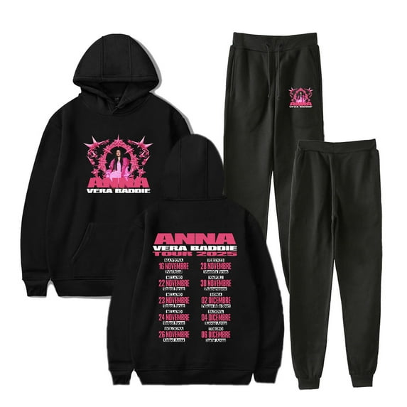 Anna Pepe Vera Baddie Tour 2025 Merch Hoodie Suit Man/Woman 2 Pieces ...