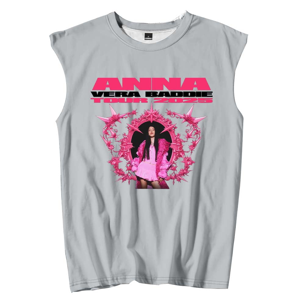 Anna Pepe Vera Baddie Tour 2025 Tank Tops Sleeveless T-Shirt port Vest ...