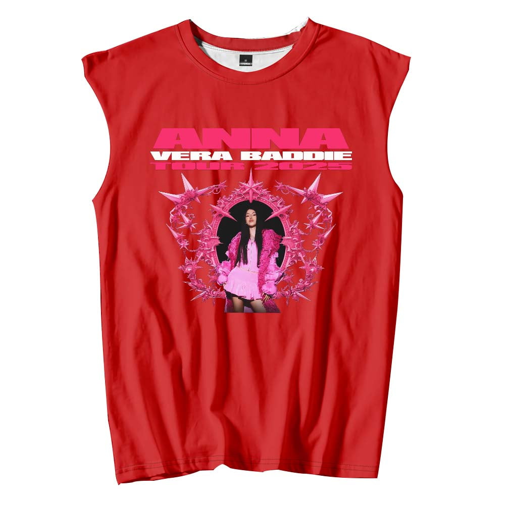 Anna Pepe Vera Baddie Tour 2025 Tank Tops Sleeveless T-Shirt port Vest ...